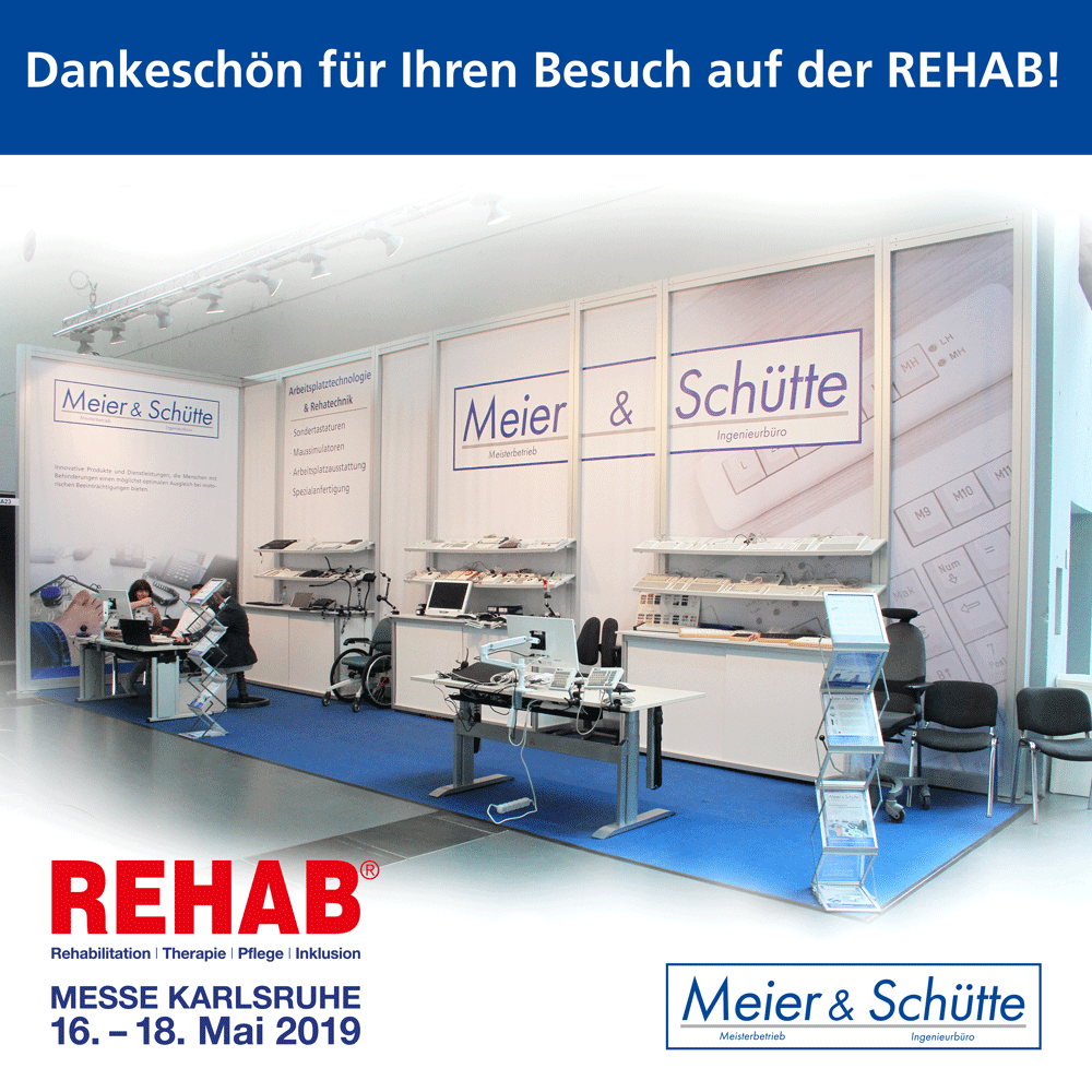 REHAB 2019 - Arbeitsplatzlösungen & REHA-Technik Sauerland & OWL